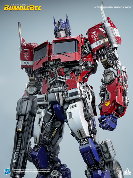 Transformers Bumblebee (2018): Optimus Prime Human-Size Statue — Secret ...