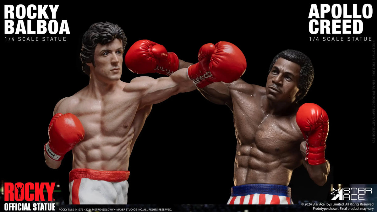Rocky (1976): Rocky Balboa vs Apollo Creed Epic Fight Set — Secret Compass