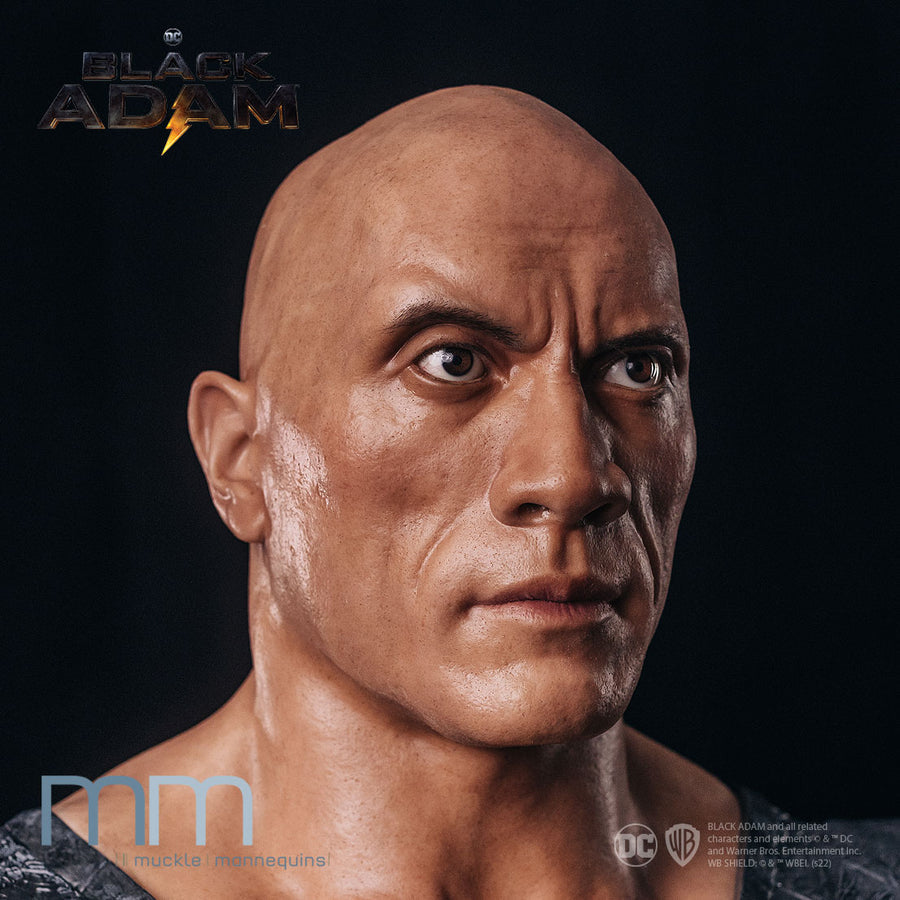 DC Black Adam (2022): Black Adam Life Size Silicone Head — Secret Compass