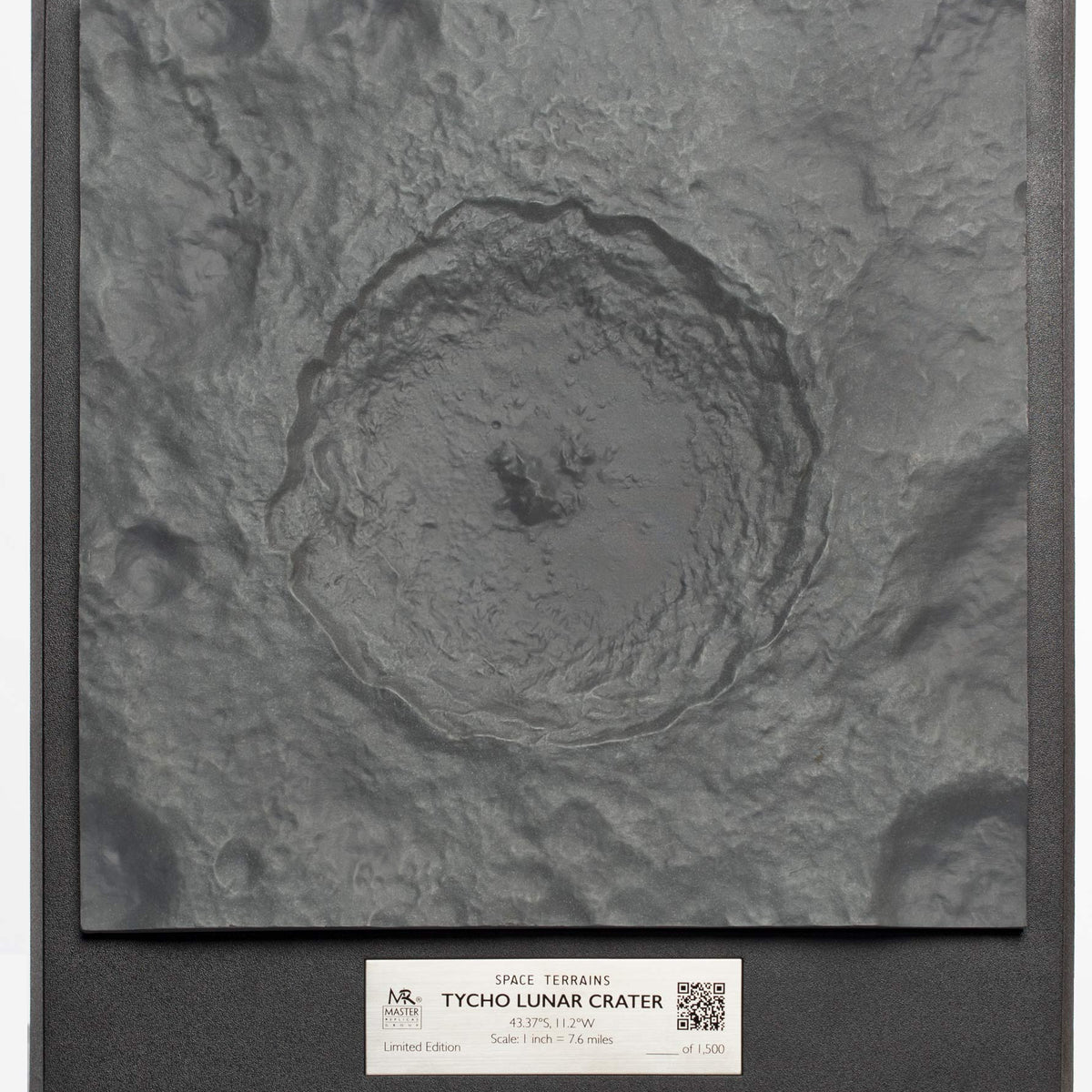 Space Terrain: Lunar Tycho Crater 3D Model — Secret Compass