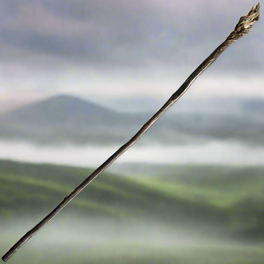 The Hobbit: Illuminated Staff Of The Wizard Gandalf with Wall Display ...