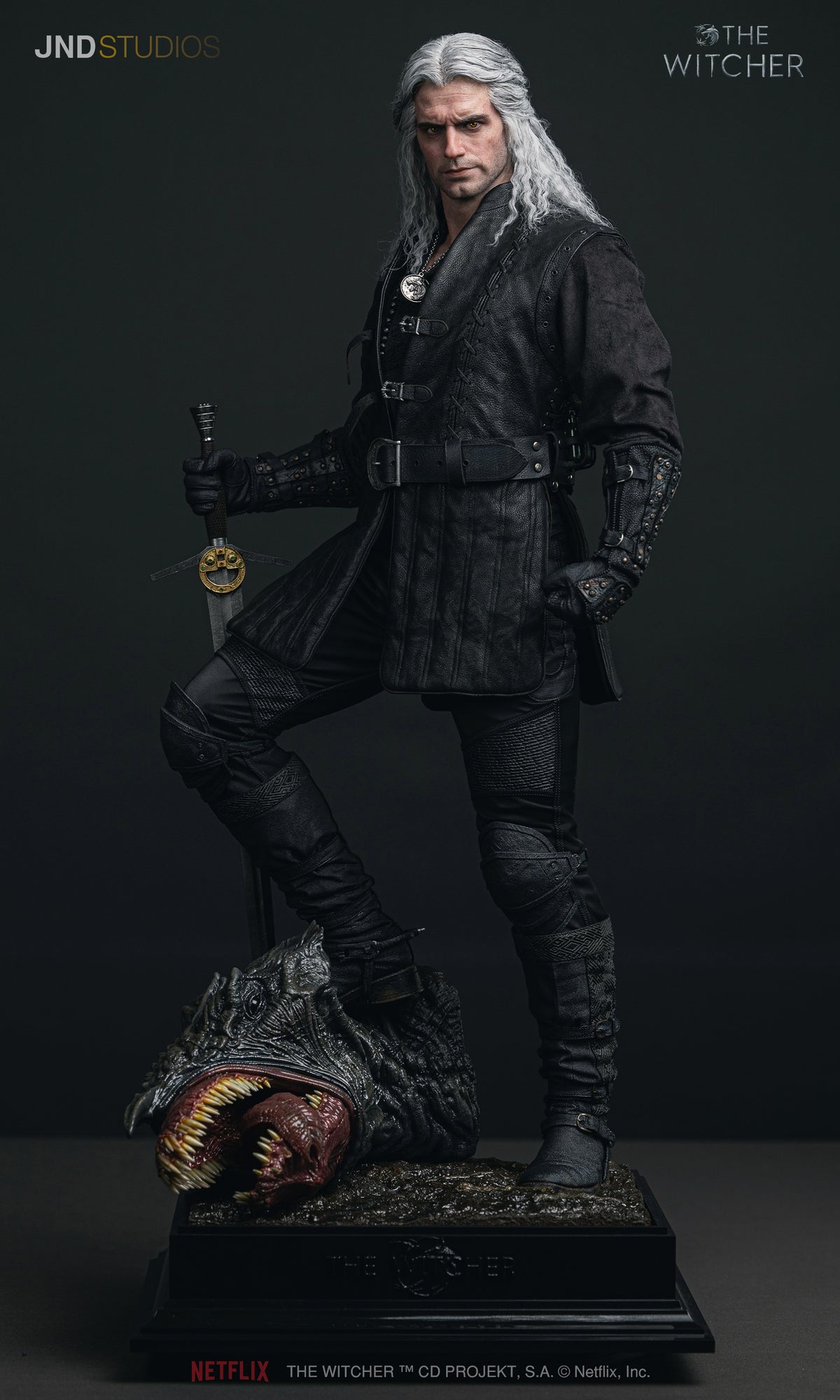 The Witcher: Geralt of Rivia Third Scale Statue — Secret Compass