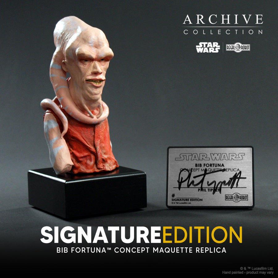 Star Wars Return of the Jedi: Bib Fortuna Concept Maquette Replica Sig ...