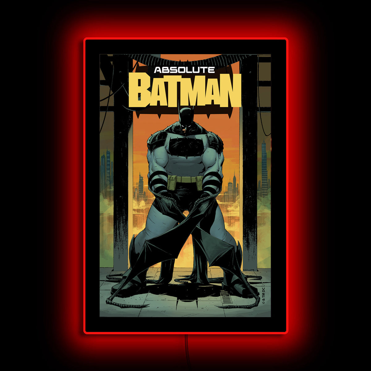 DC Comics: Absolute Batman LED Poster — Secret Compass