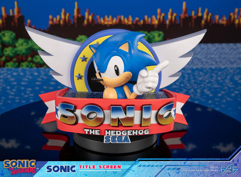 Sonic The Hedgehog: Sonic Title Screen — Secret Compass