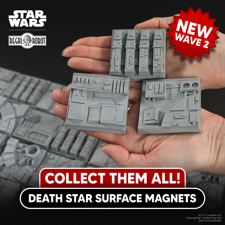 Star Wars A New Hope: Death Star Surface Magnet Tiles Wave 2 Full Set ...