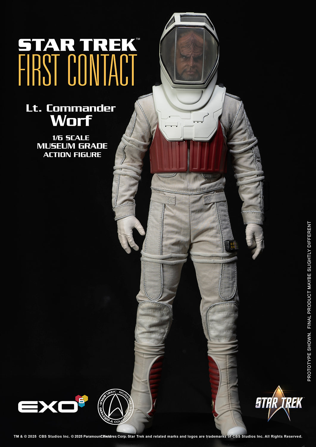 Star Trek First Contact (1996): Lt. Commander Worf in EVA Suit — Secret ...