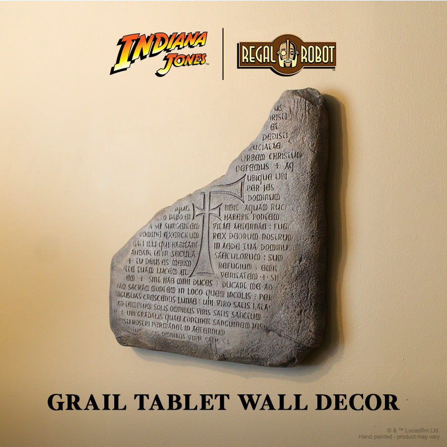 Indiana Jones and the Last Crusade: Grail Tablet 1:1 Wall Decor ...