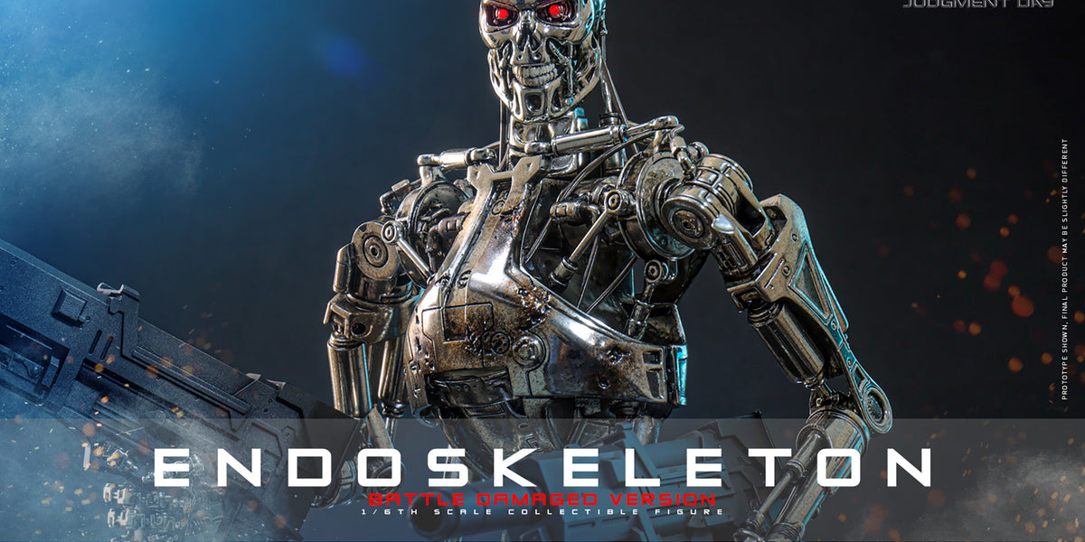 Terminator 2 Judgment Day (1991): Endoskeleton (Battle Damaged Version ...