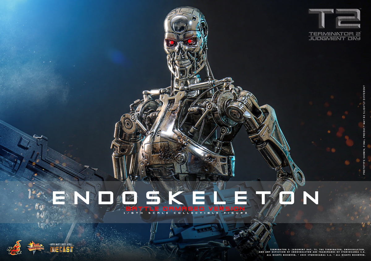 Terminator 2 Judgment Day (1991): Endoskeleton (Battle Damaged Version ...