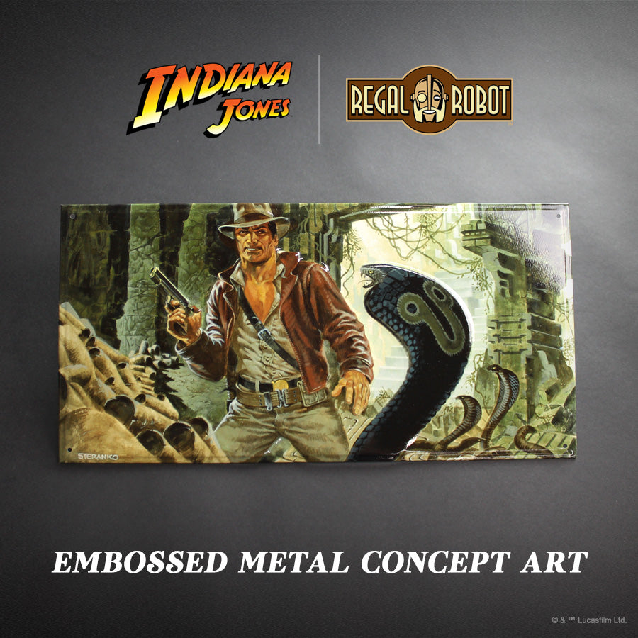 Indiana Jones and the Raiders of the Lost Ark: Embossed Metal Indiana ...