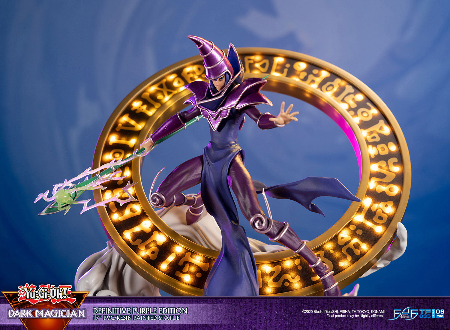 Dark Magician Purple Statue