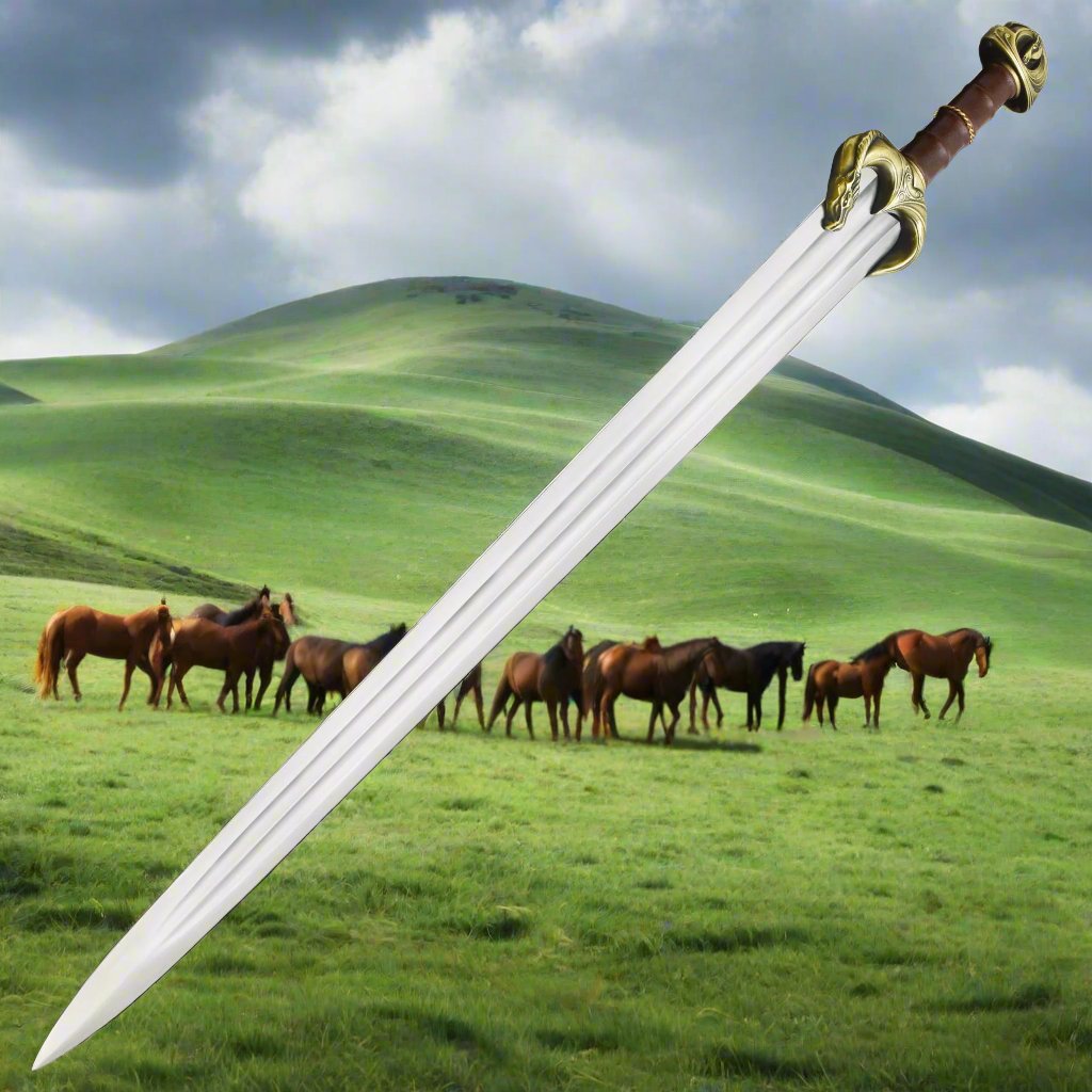Lord of the Rings: Guthwine The Sword Of Eomer with Wall Display ...